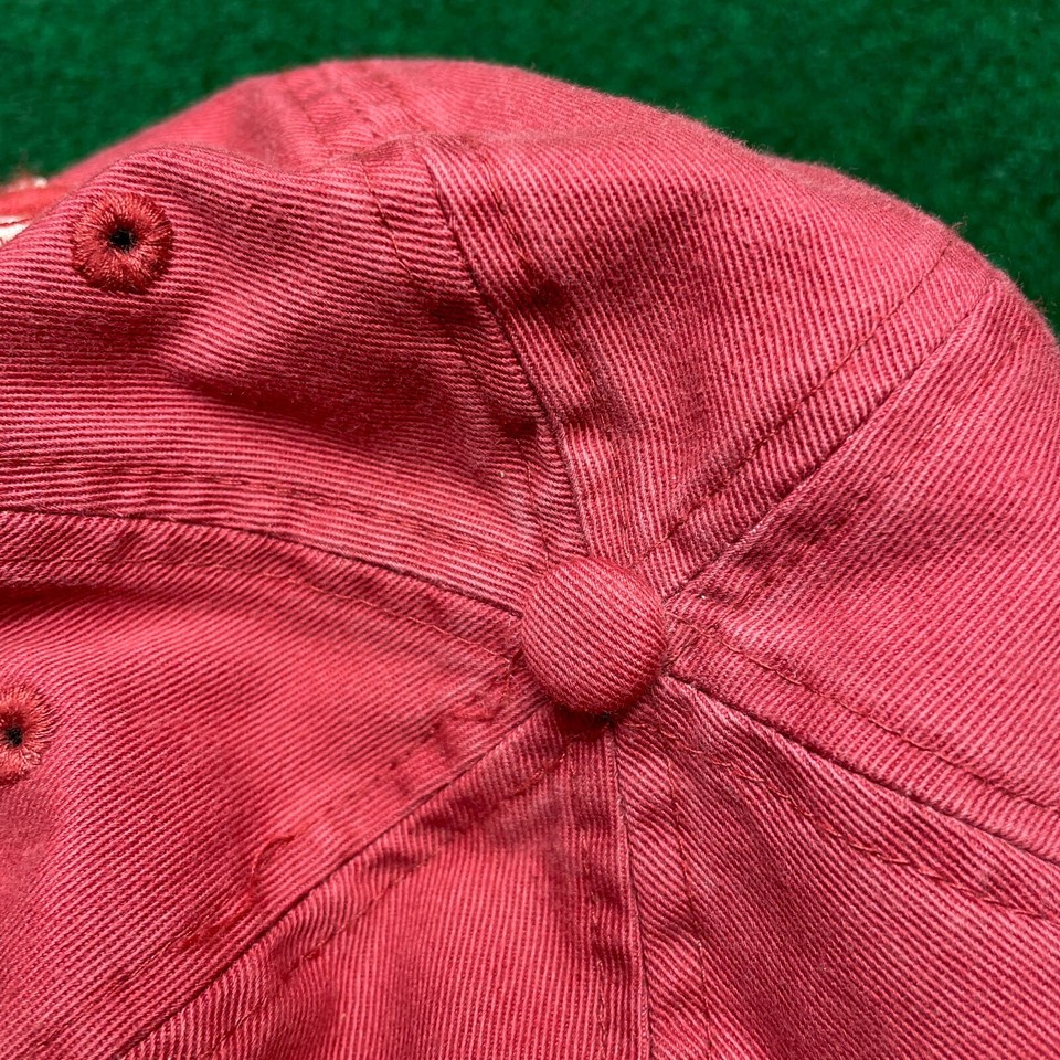 Carnegie Mellon University CMU Ball Cap Hat Red Cotton Strap Back ...