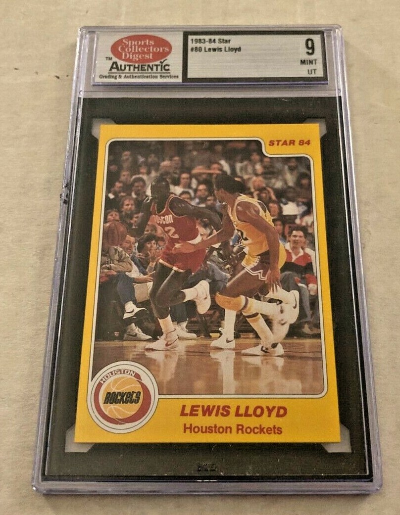 1983-84 Star Lewis Lloyd Card #80 SCD 9 Mint Very Rare G0000646 | eBay