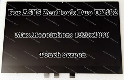 14" ASUS ZenBook Duo UX482EGR UX482EAR FHD LCD LED Touch Screen Display ...