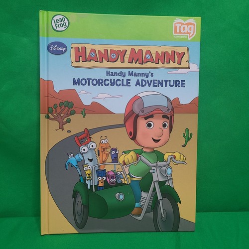 Handy Manny Tag Book Motorcycle Adventure Leapfrog Disney HC | eBay