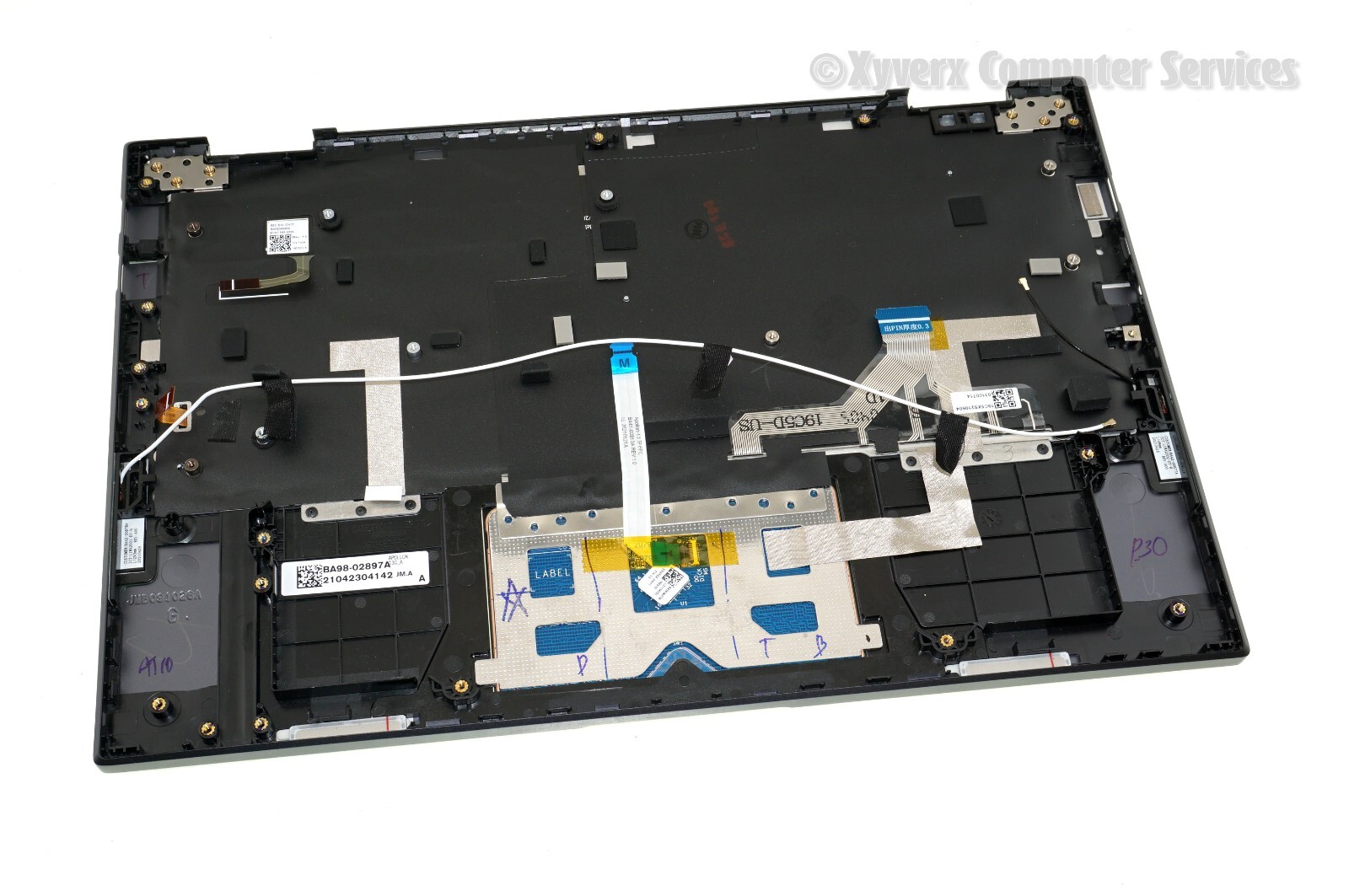 BA98-02897A BA59-04545A OEM SAMSUNG TOP COVER W KEYBOARD NP730QDA-KA3US ...