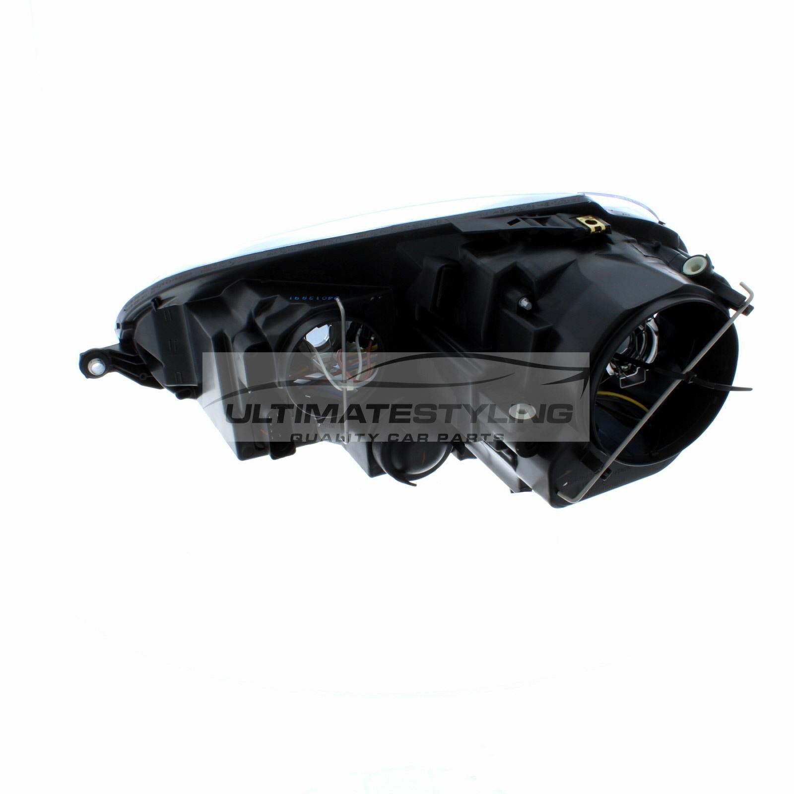 VW Golf Mk5 GTi R32 Style Headlights Black Inner With Projectors 2003 ...