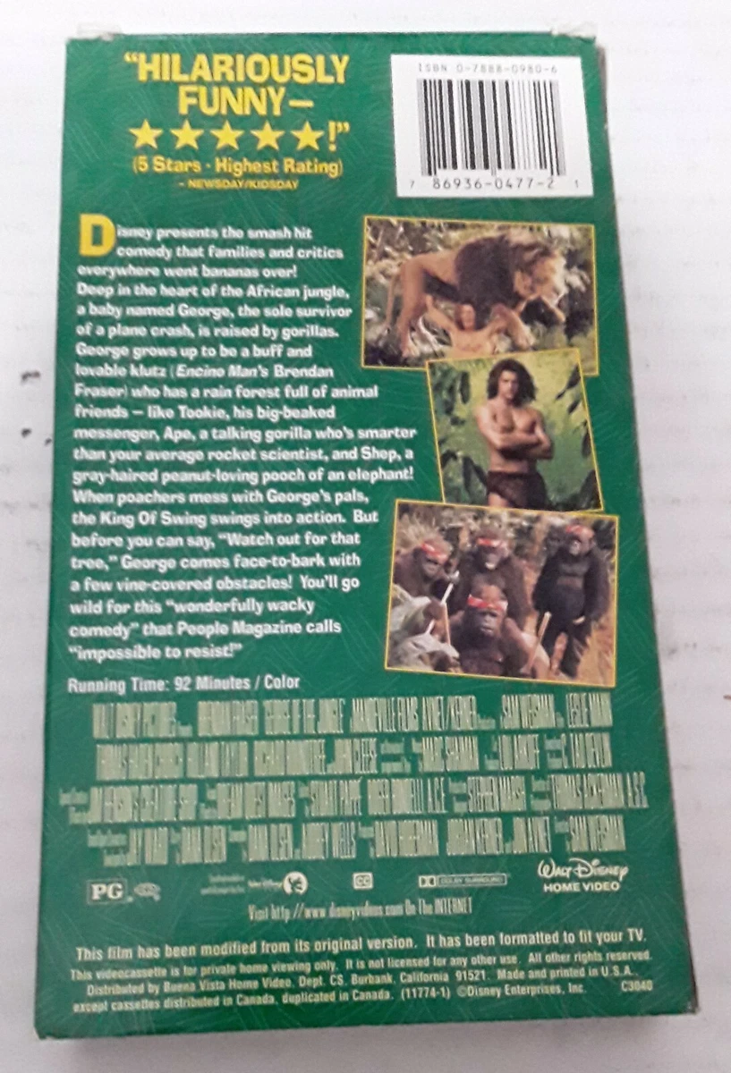 George Of The Jungle Vhs