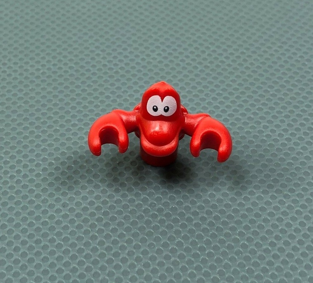 LEGO Sebastian the Crab - The Little Mermaid (x1) Red Crab Minifigure ...