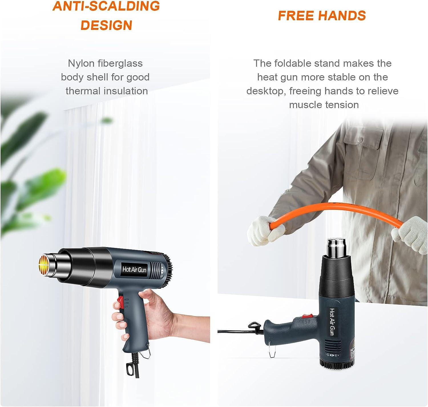 220V Electric Heat Guns Hot Air Guns Dual Temperature Paint Stripper w ...