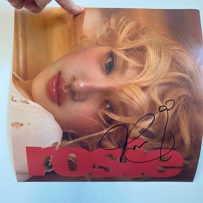 BLACKPINK ROSE Autographed Signed Photo Poster ROSIE K-POP 25.4*25.4 CM ...