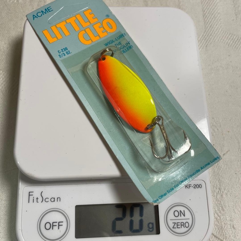 [, Rare] 10-piece set of Little Cleo Lucky Strike spoons for salmon and ...