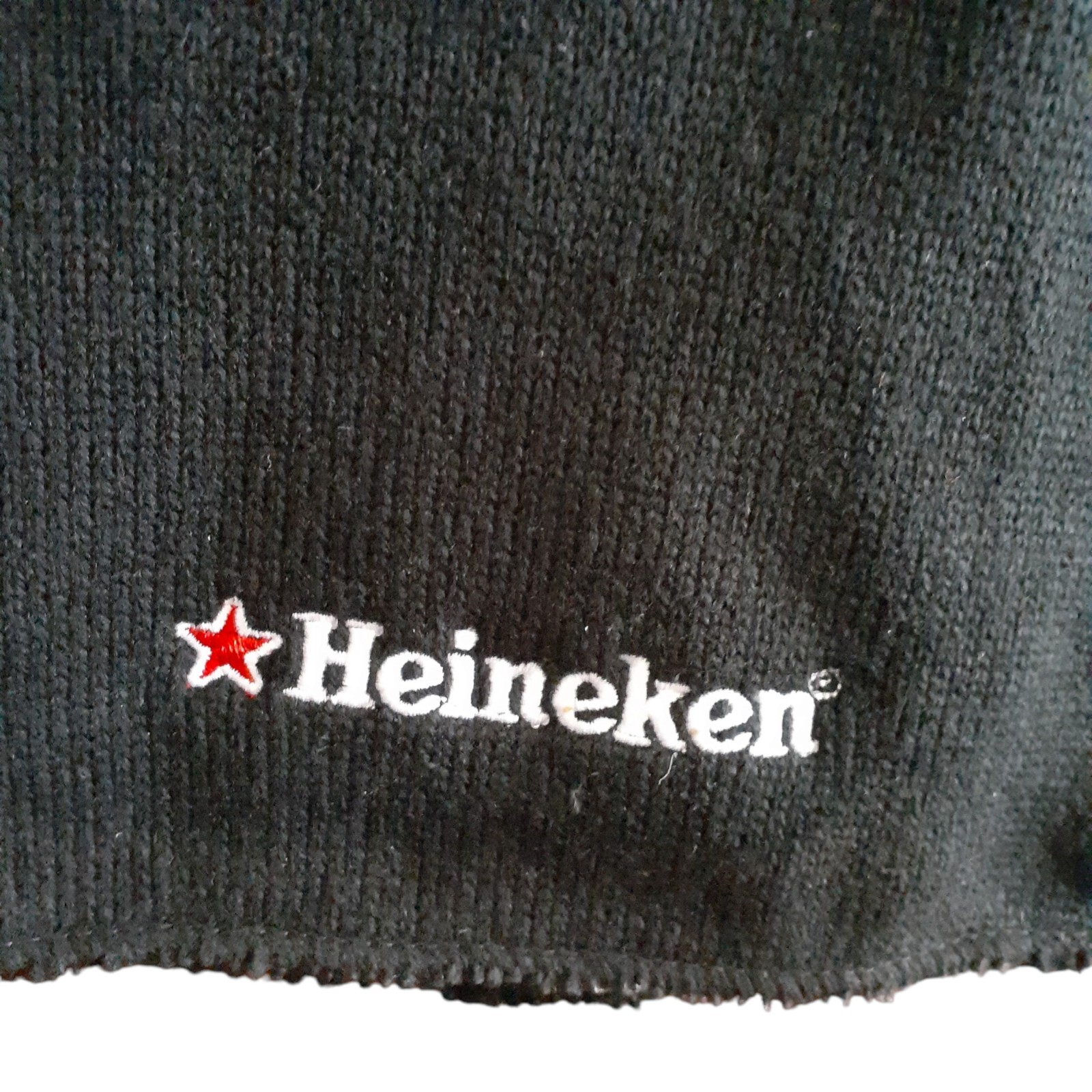Heineken Stadium Scarf Long Black Embroidered Tight K… - Gem