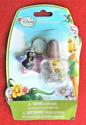 Disney Fairies Nail Set ~ 0.09oz (2.6ml) Glitter Polish & File ...
