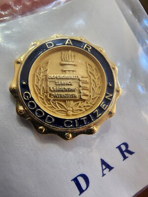 DAR Good Citizen Daughters of the American Revolution pin badge | eBay