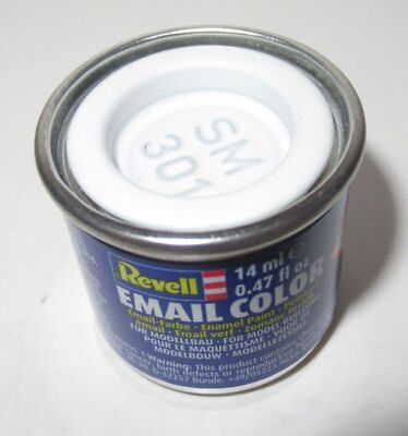 Revell Email Color- Enamel White Silk Matte #301 (14ml) #32301 NEW | eBay