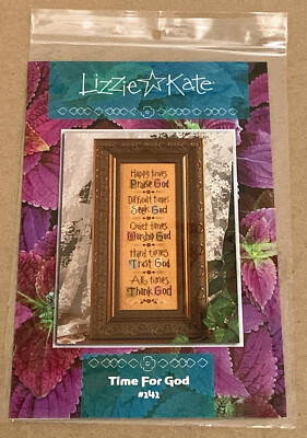 Lizzie Kate "Time for God" Cross Stitch Pattern - Praise Worship Trust ...