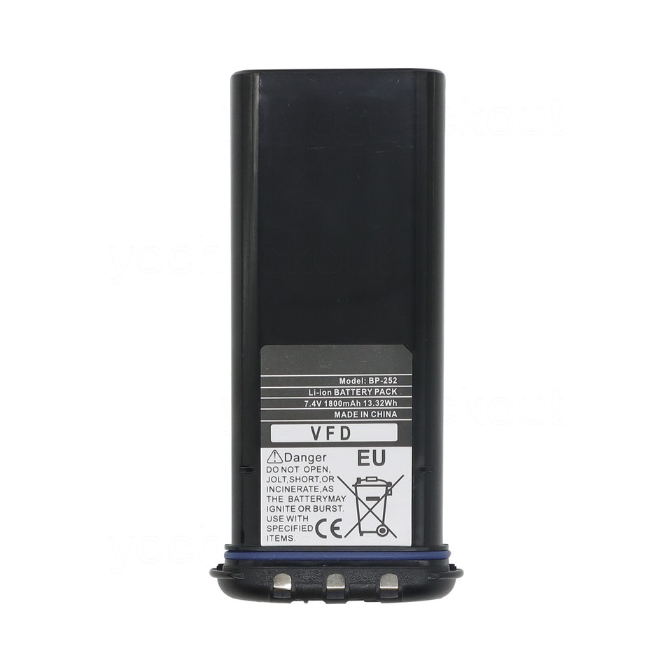 For ICOM Radios IC-M2A IC-M32 IC-M34 IC-M36 Li-ion Battery BP-252 ...