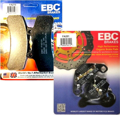 2 SETS EBC Front+Rear Brake Pads BUELL Thunderbolt Cyclone Lightning ...