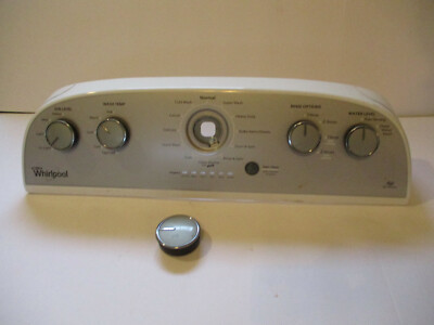 OEM Whirlpool Washer W10854250 Control Panel with Switches and Knobs ...