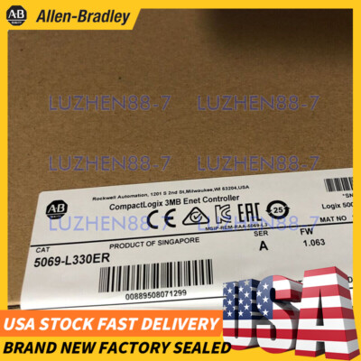 NEW AB 5069-L330ER Series A CompactLogix 3MB Enet Controller 5069L330ER ...