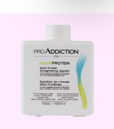 White ProAddiction Straightening System (Multi Protein) For Non-Colored ...