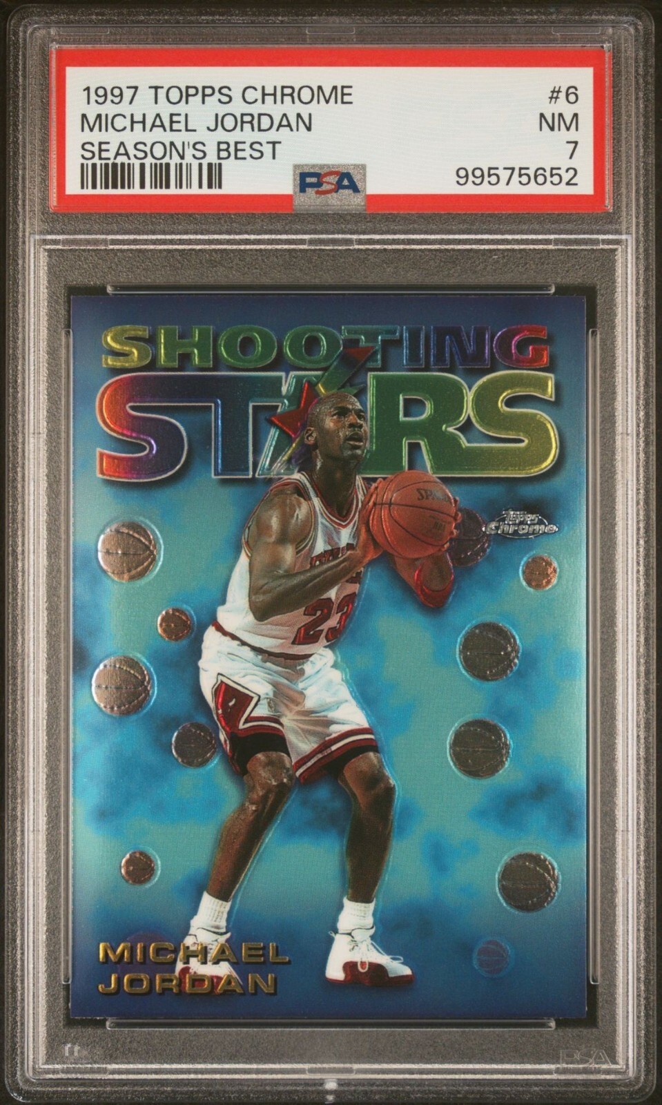 1997-98 Topps Chrome - Season's Best Shooting Stars Michael Jordan #6 ...