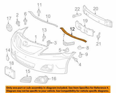 52521-33080 Toyota Retainer, front bumper, upper 5252133080, New ...