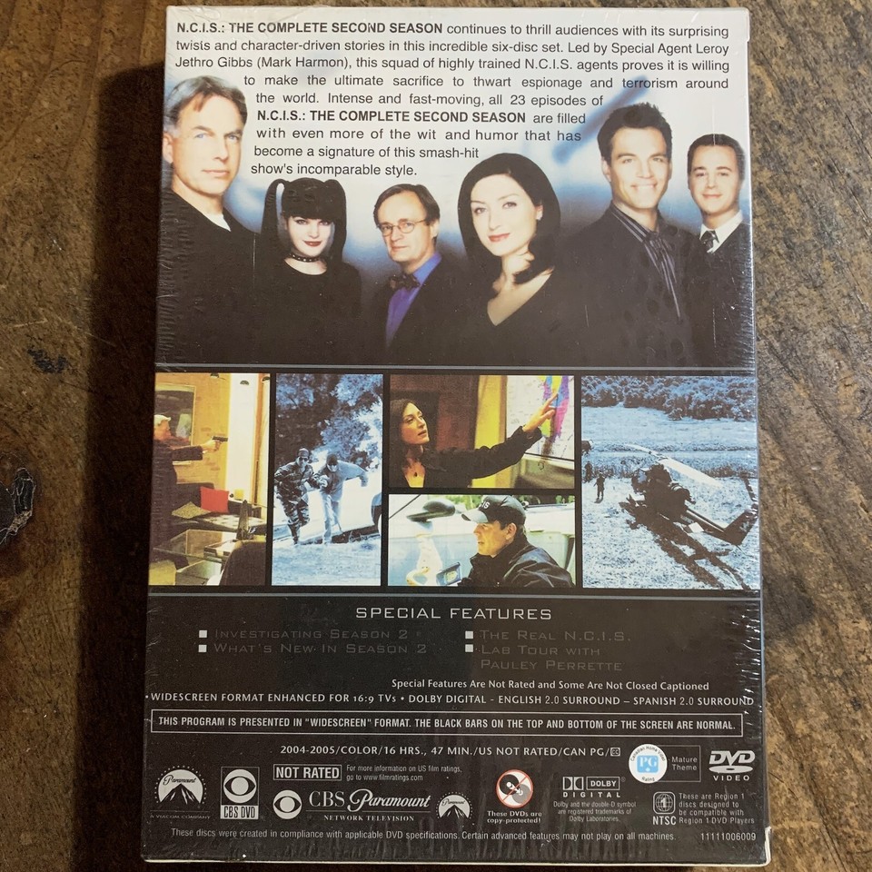 Brand New Sealed DVD Complete SECOND Season 2 NCIS Multi 6-Disc SET ...