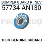 57734AN130 Genuine Subaru BUMPER GUARD R SLV 57734-AN130 | eBay Australia
