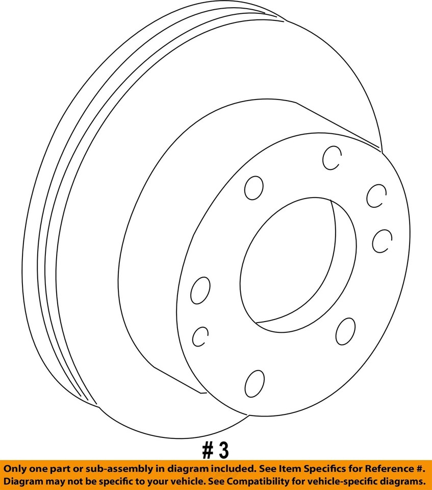 GM OEM 99-10 Astro Front Suspension Brake Components-Rotor 19210603 | eBay