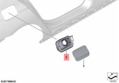 Genuine BMW G12 740eX 740Le 740LeX Sedan Cover Pot 51177358679 | eBay