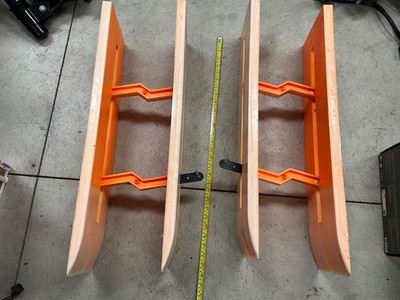 Cannon Dual Planer Boards (2) for open water trolling - orange, solid ...