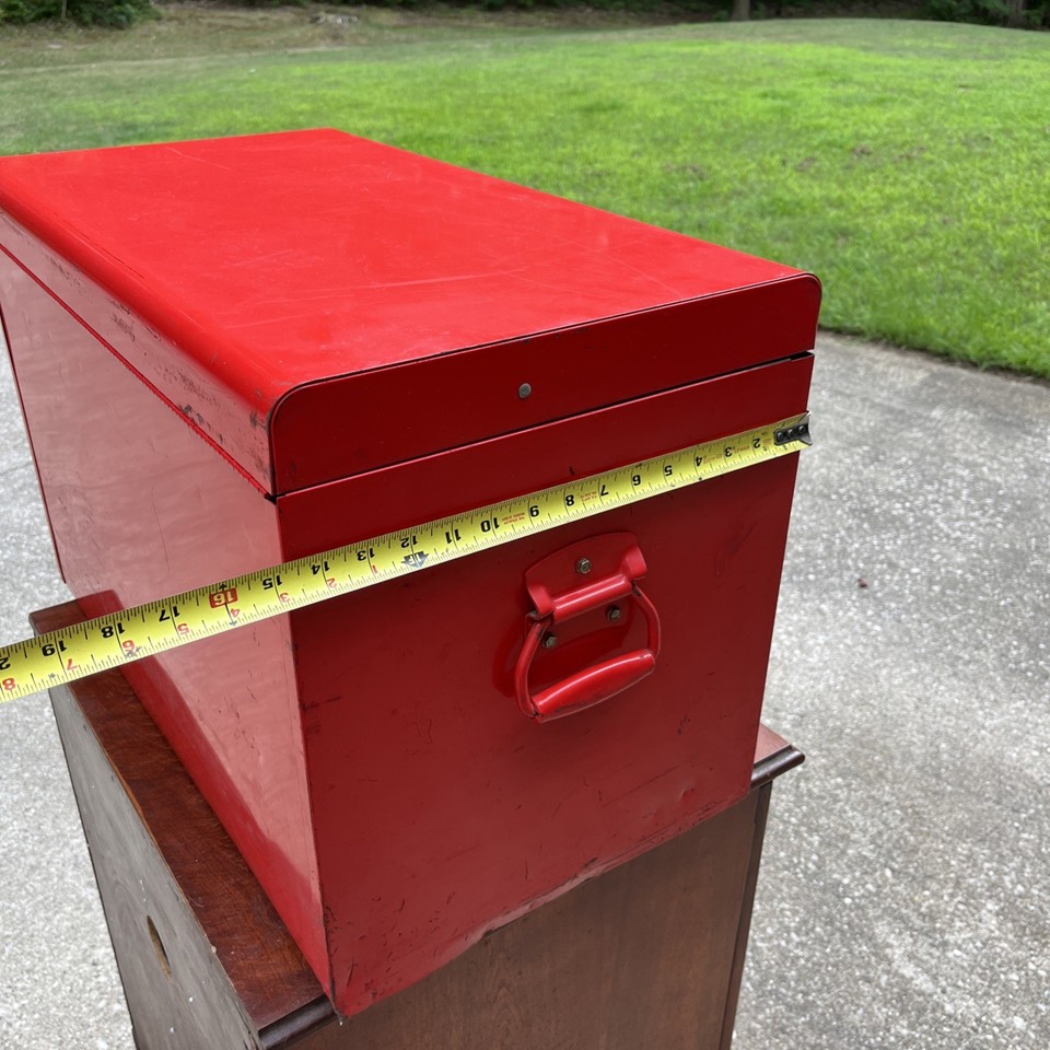 Vintage Snap-On 5-Drawer Fold Over 2-Handle Mechanics Bench Tool Box ...