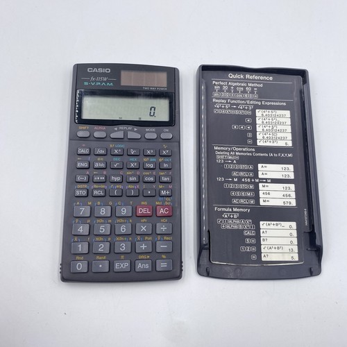Casio FX-115W SVPAM 2 Way Scientific Calculator Math Algebra Statistics ...