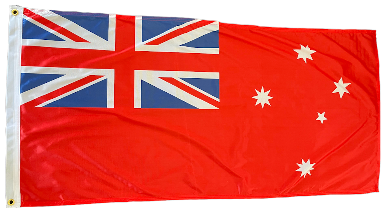 Victorian Red Ensign Flag Heavier Duty Knitted 1870 - 1877 Victoria ...