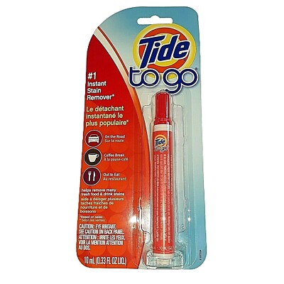 Tide Stain Remover Pen 0.33 fl oz Cleans All Immediately Instant Fabric ...