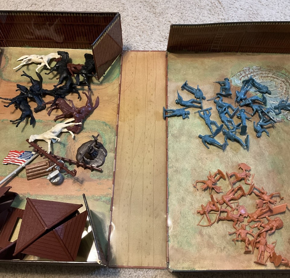 MARX Fort Apache Carry-All Play Set Style #4685 -1968 | eBay