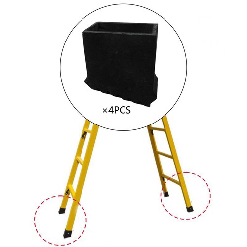 4 Pieces Rubber Steep Ladder Foot Pads Telescoping Ladder | eBay