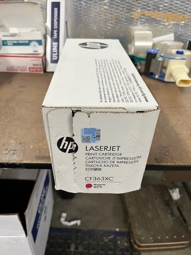 GENUINE HP 508X MAGENTA TONER CF363XC ***DAMAGED BOX BRAND NEW | eBay