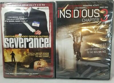 2 Horror DVDs - Insidious Chapter 3 (2015) + SEVERANCE (Bloody Office ...