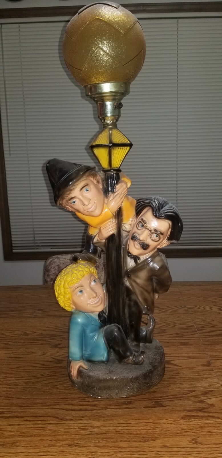 RARE Marx Brothers Lamp Post Statue | eBay