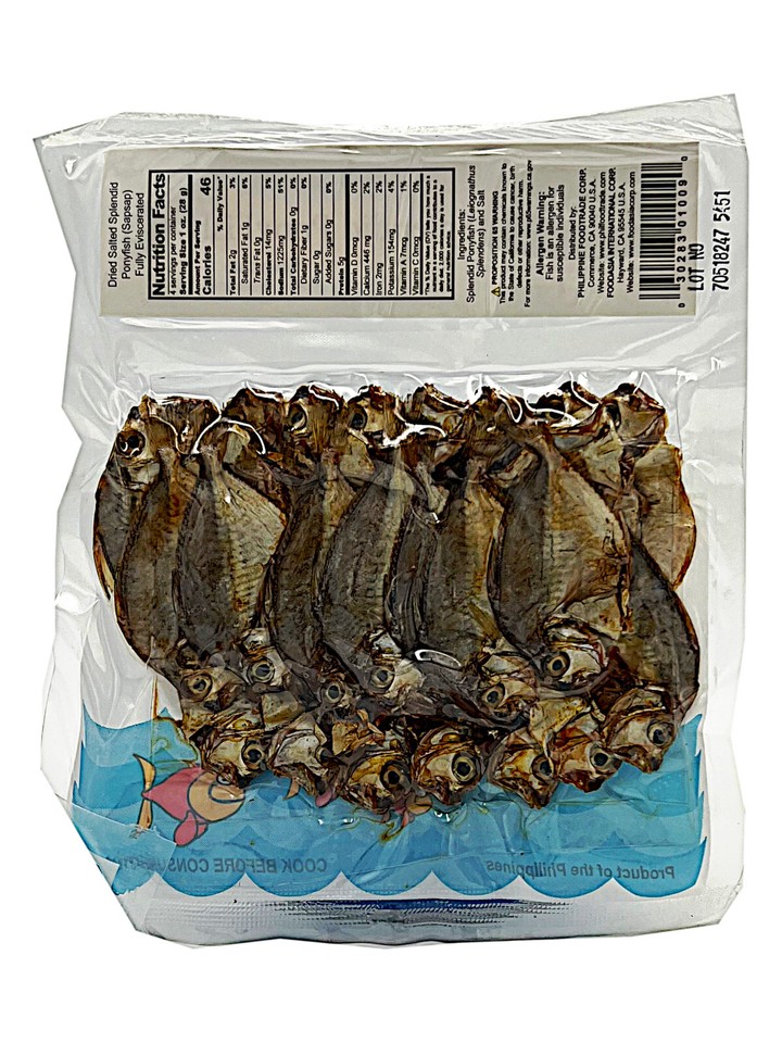 Tropics Dried Slipmouth Sapsap Eviscerated 4oz | eBay