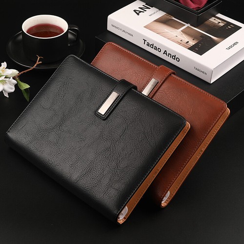 Refillable PU Leather Journal A5 Notebook Lined Paper Writing Diary 160 ...