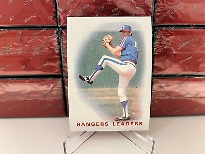 1986 MLB Topps Texas Rangers #666 Team Leaders Card - From Sealed Set ...