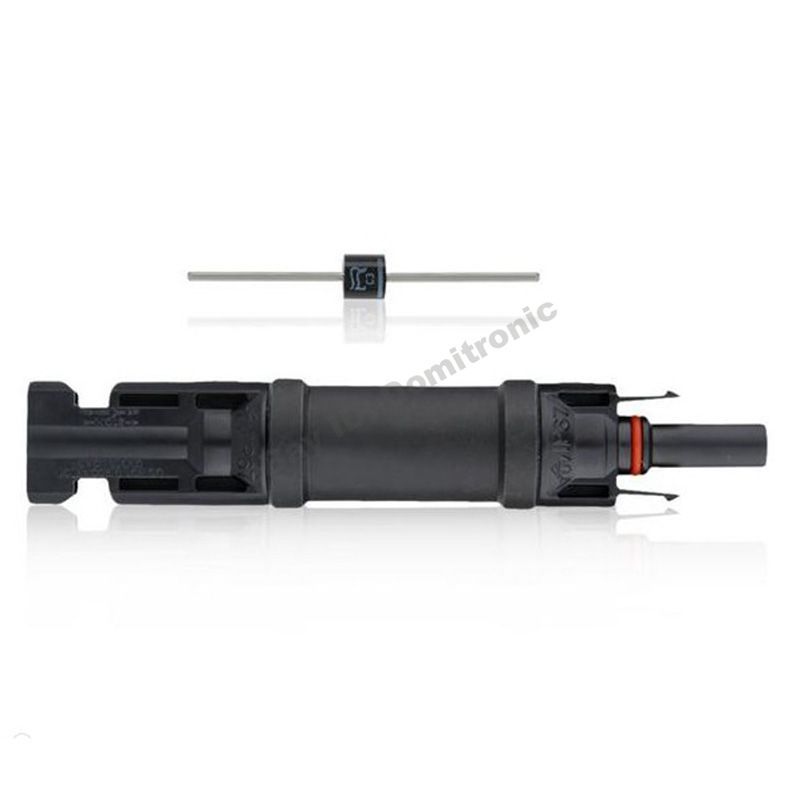 Male to Female F/M Set In-line Diode Solar Panel Cable Connector 15A ...