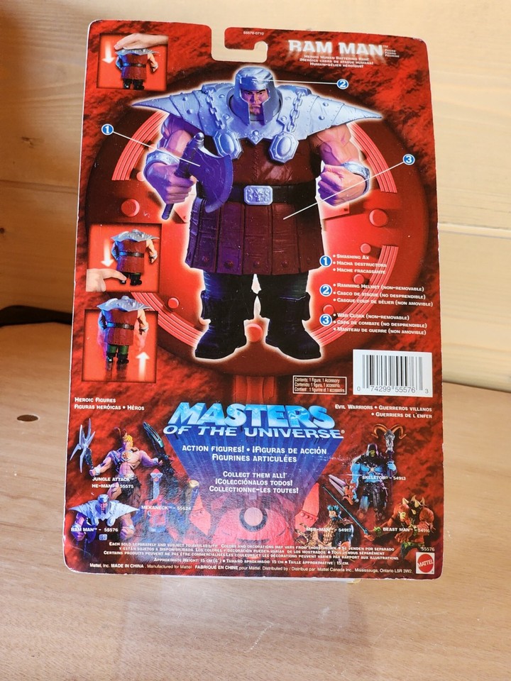 Ram Man, Heroic Human Battering Ram I Masters of the Universe He-Men ...