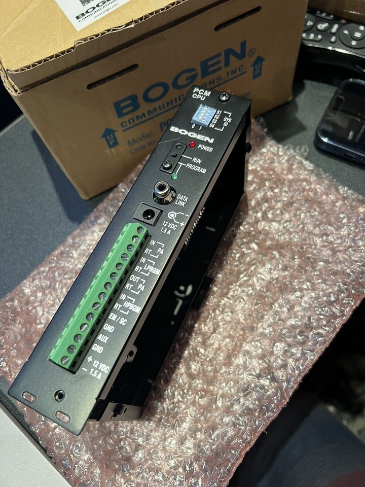 Bogen PCMCPU CPU PCM2000-B Central Processor Unit PCM2000 Zone Paging C-2 | eBay