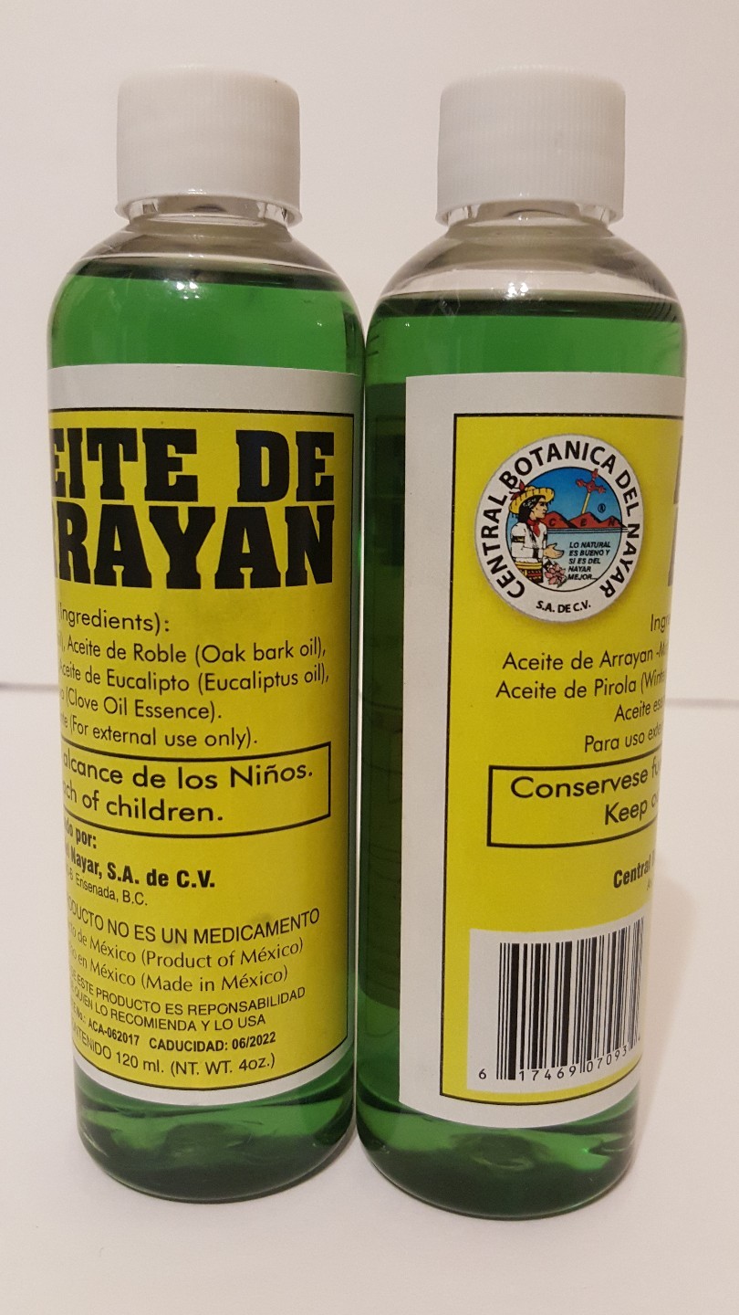 3X Arrayan Oil for Massages tired muscles Aceite de Arrayan para ...