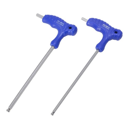 H5/H6 5mm/6mm T-Handle Allen Key Ball Tip Hex Hexagon Wrench Repair ...
