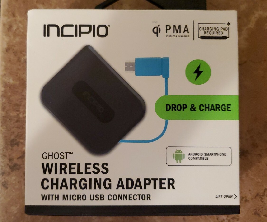NEW Incipio Ghost Wireless Charging Adapter with Micro USB Connector | eBay