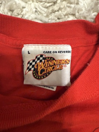 Vintage Winners Circle T-Shirt Men's Large Dale Earnhardt Jr NASCAR USA Red | eBay