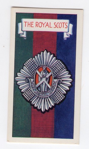 Type Card. Army Badges - The Royal Scots | eBay