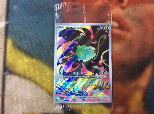 Bulbasaur 133/132 Mega Evolutions Box Topper Promo card factory SEALED ...