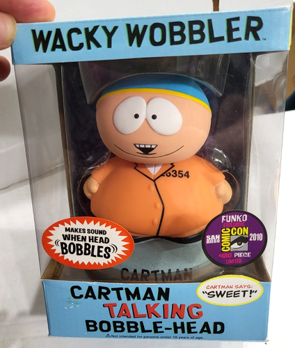 SDCC 2010 South Park Prison Cartman Funko Wacky Wobbler Bobblehead 1 of ...